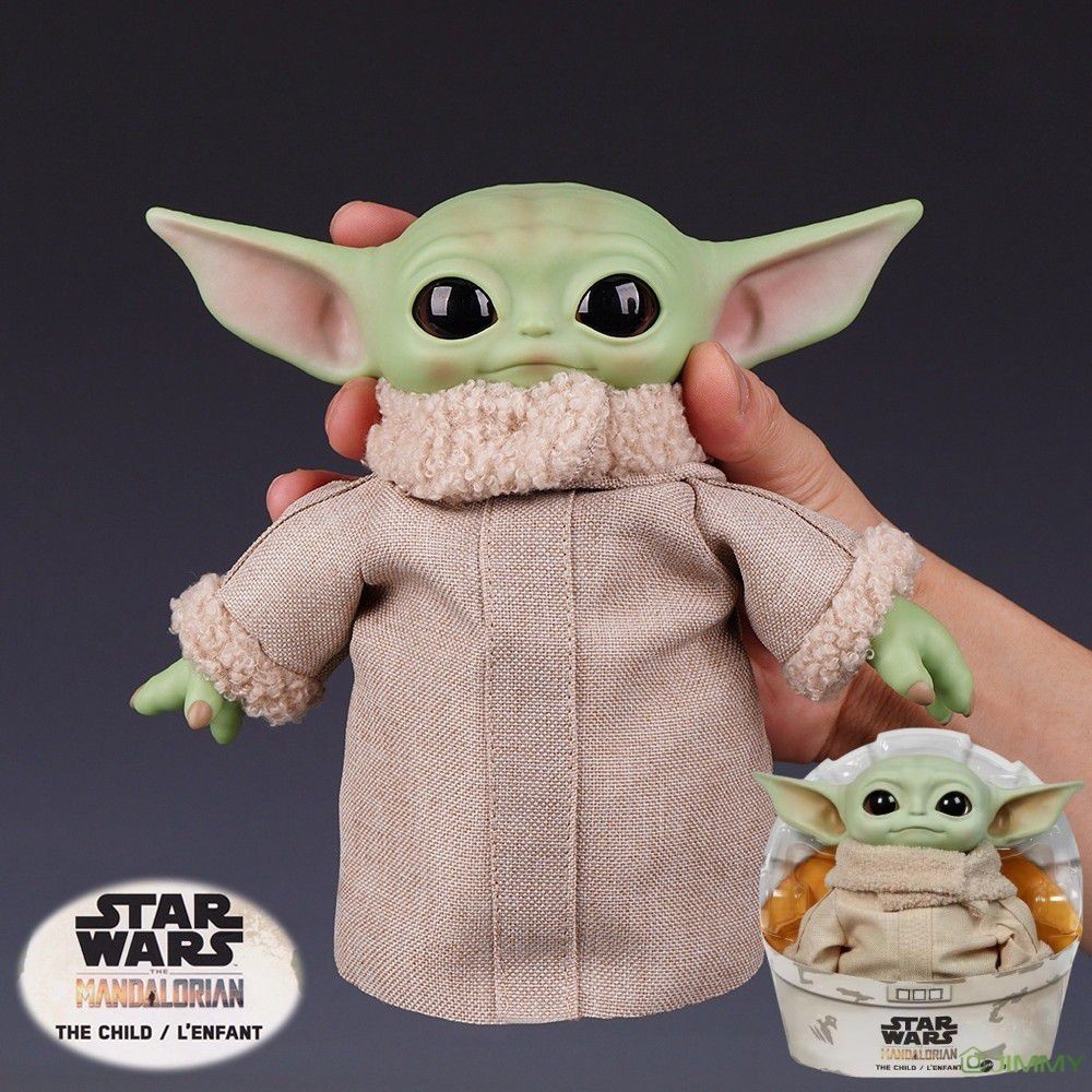 Disney Movies Star Wars 28cm Baby Yoda Action Figure Toy Model Dolls ...