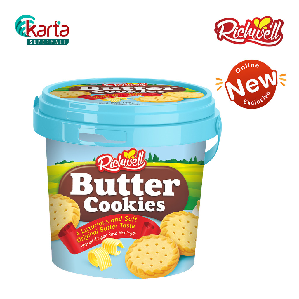 Richwell Cookies 6 x 400Gm (Butter) (EXP: SEPT 2025) | Shopee Malaysia