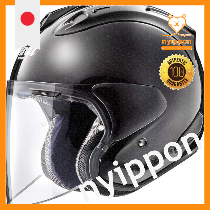 Arai Motorcycle Helmet Jet VZ-RAM Glass Black 54cm | Shopee Malaysia