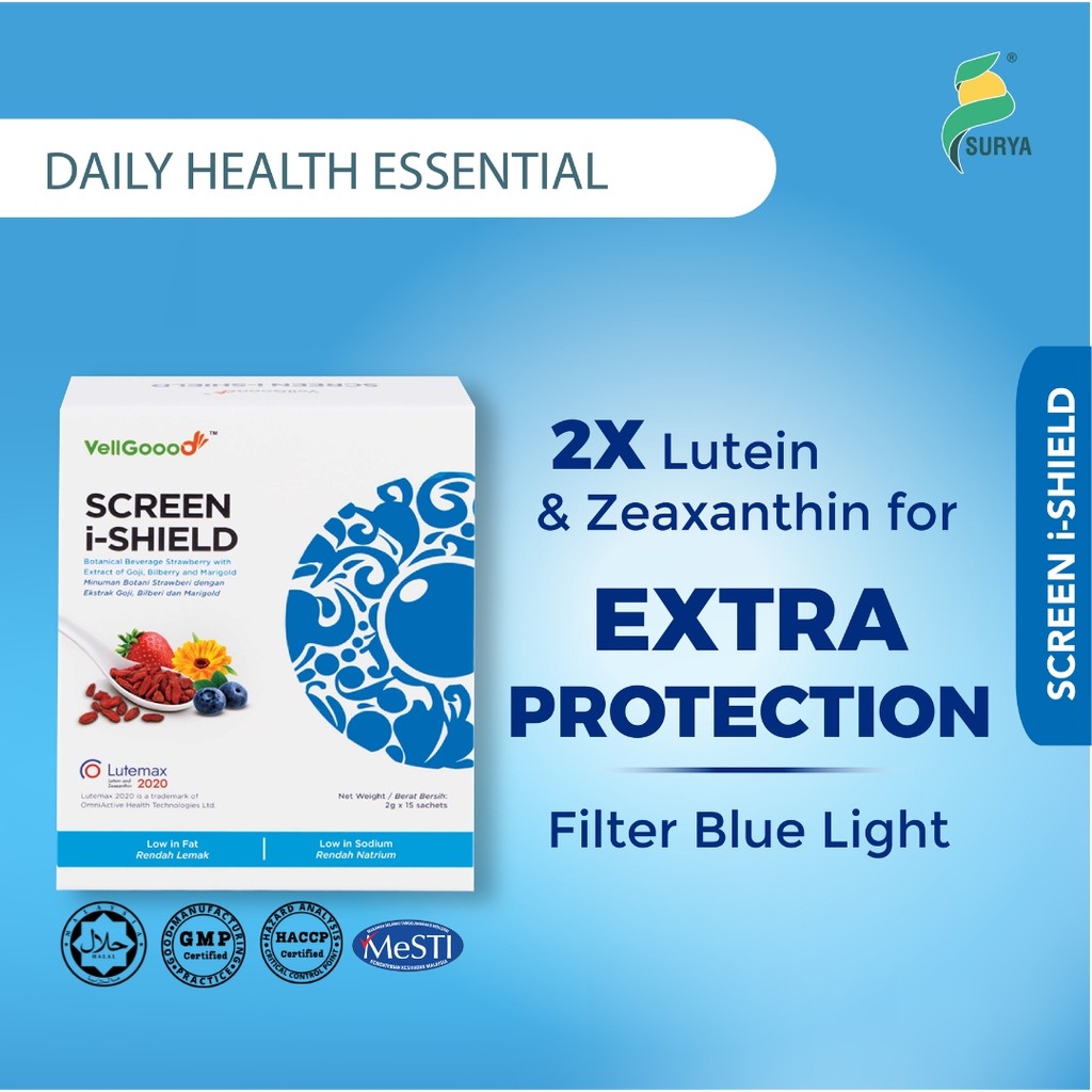VellGoood Screen i-Shield Eyes Lutemax 15's (Expiry: Jul 2025) | Shopee ...