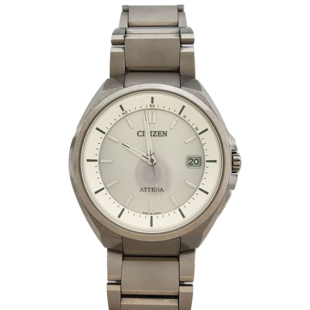 CITIZEN Mens Watch Solar Analog Titanium WHT GRY ATTESA H110 | Shopee ...