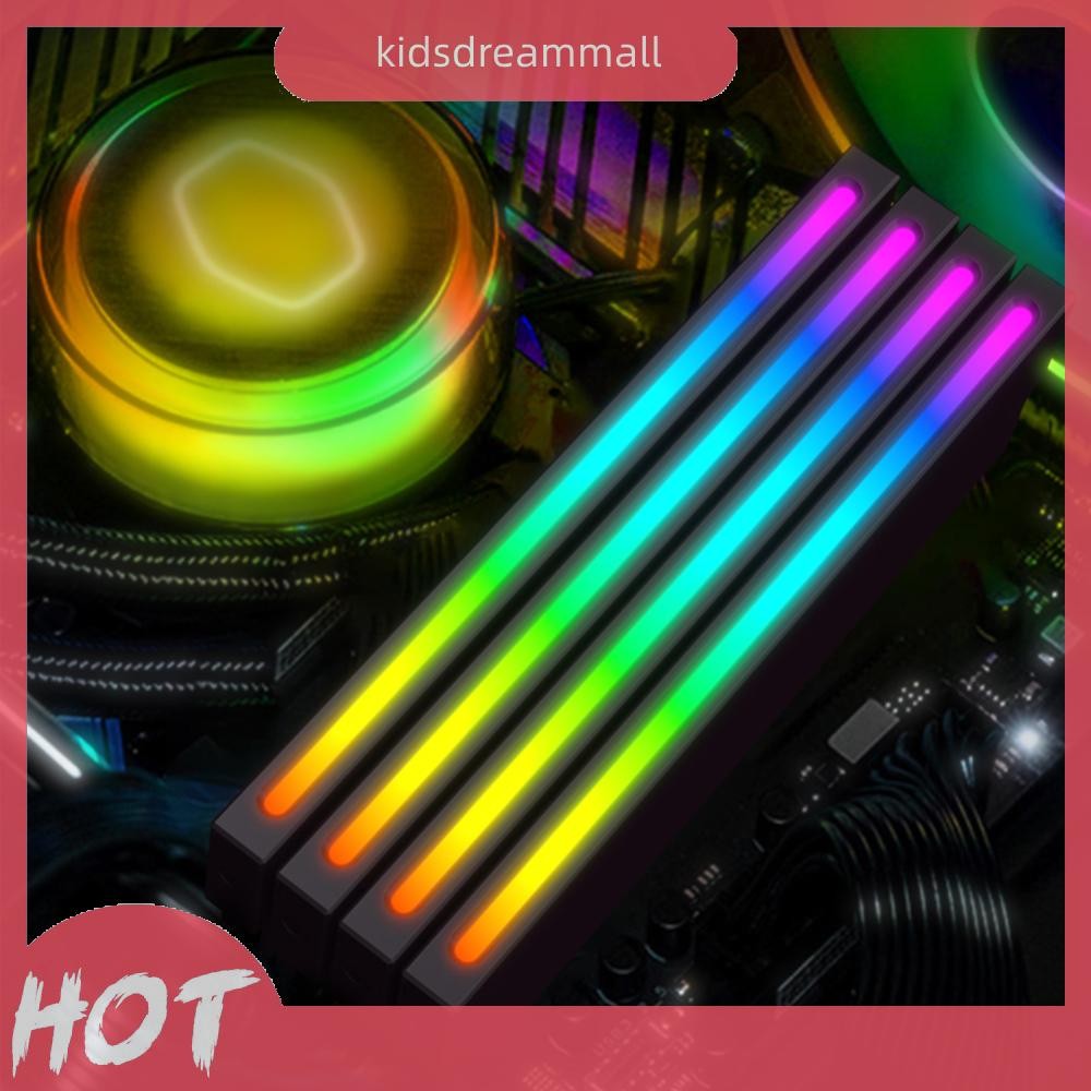 [KidsDreamMall.my] Desktop Computer RAM Heatsink 5V 3PIN ARGB Sync DDR3 DDR4 DDR5 Memory Cooler ...