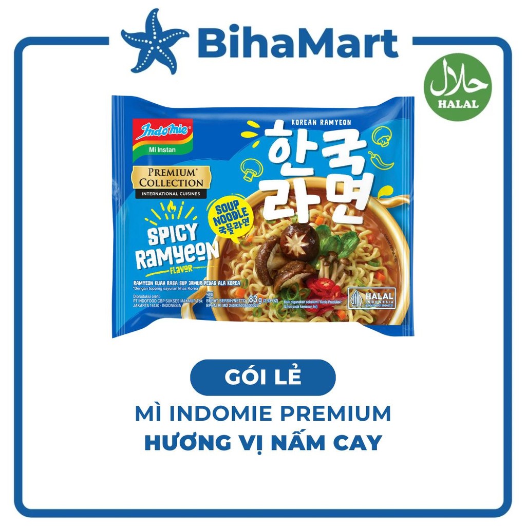 [RETAIL PACKAGE] - INDOFOOD - Indomie Premium Noodles with Spicy ...