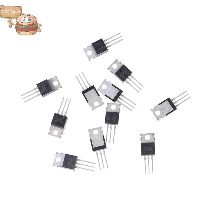 sun 10pcs 55V 49A IRFZ44N IRFZ44 Power Transistor MOSFET N-Channel shine | Shopee Malaysia