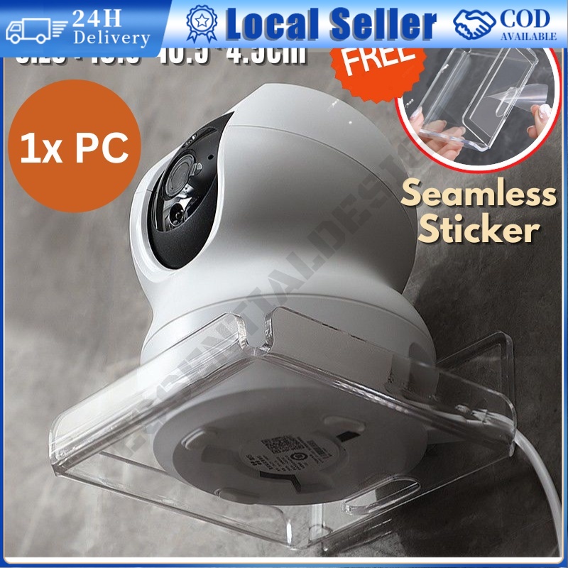 Easy-to-Install Monitoring Stand Free-Punch Acrylic Camera Bracket CCTV ...