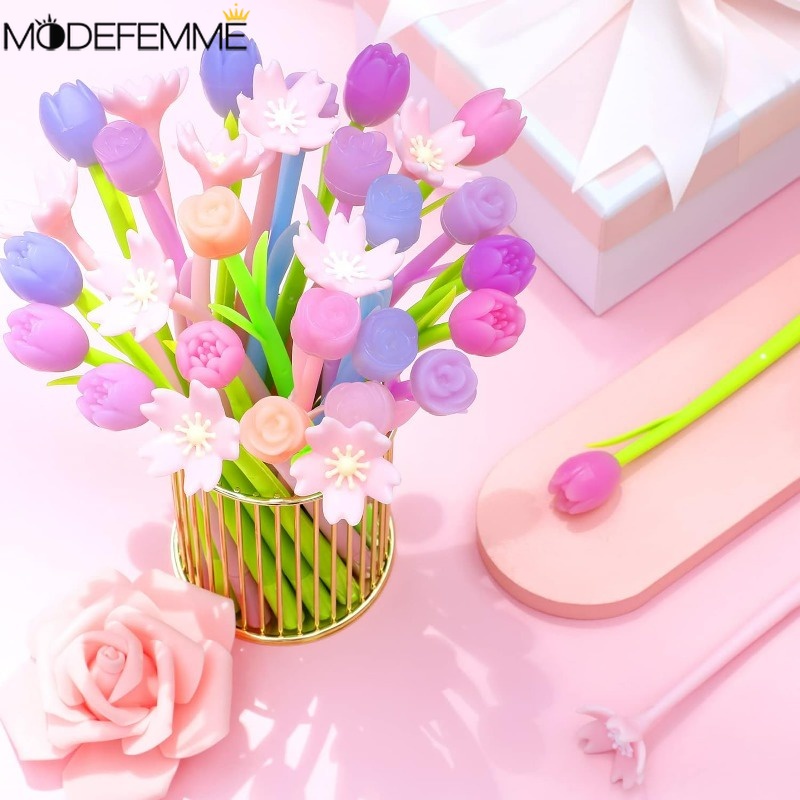 Gel Ink Pen Writing Tool School Supply Stationery / Sun Flower Color ...