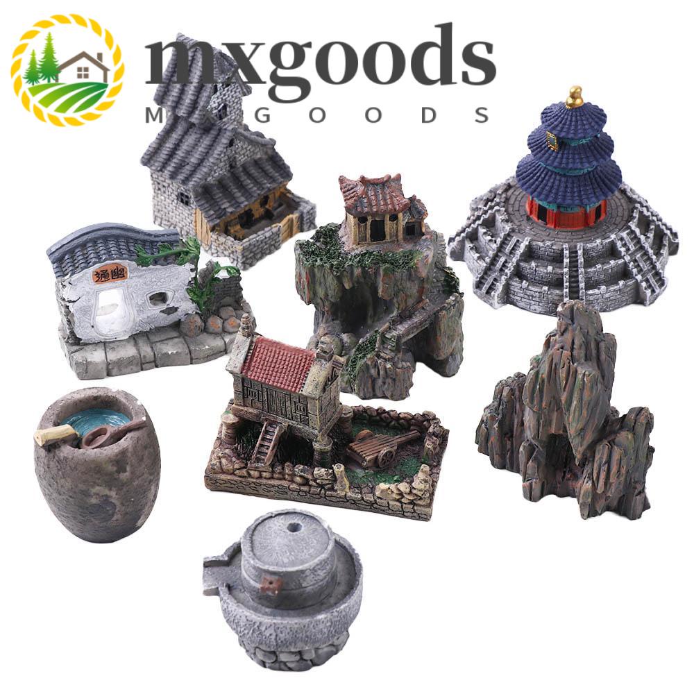 MXGOODS Bonsai Decor Mini Realstic DIY Resin Tradiational Scene Statue | Shopee Malaysia