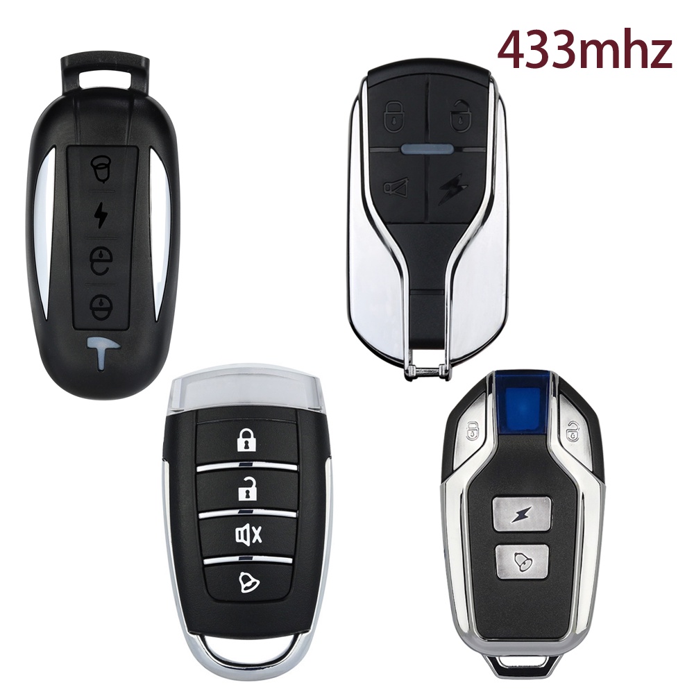 433Mhz Garage Door Copy Remote Control Cloning Code 4 Keys RF Transmitter Wireless Controller ...