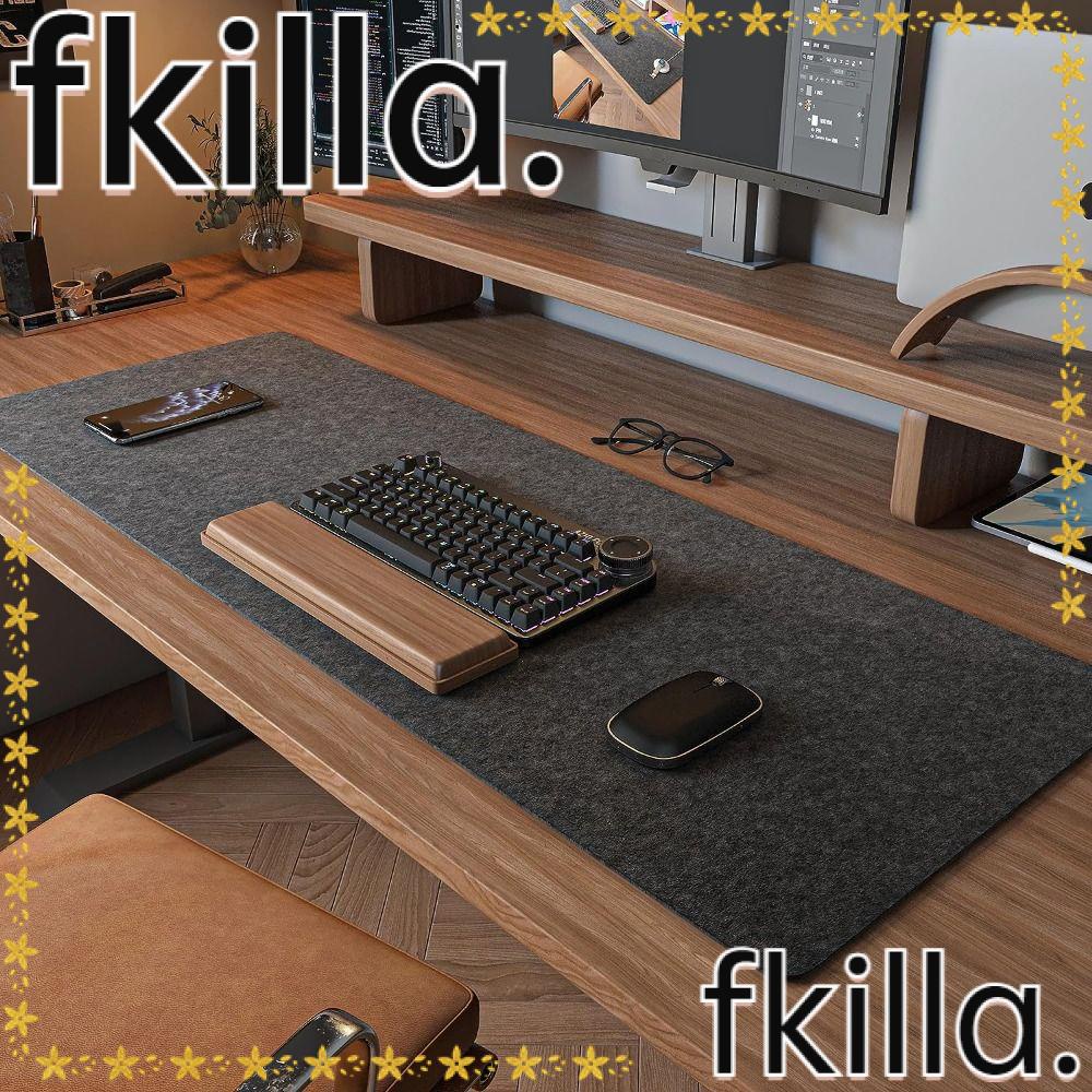 FKILLA1 Wool Felt Mouse Pad, Large Size Non-slip Keyboard Mice Mat ...