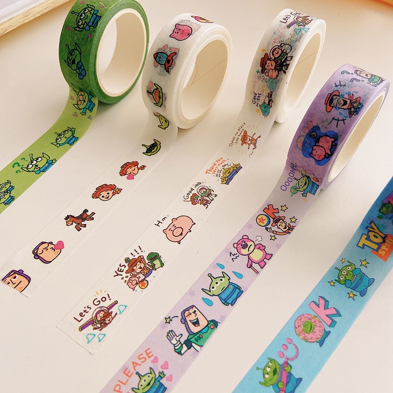 ToyStory Washi Tape Alien Cartoon Sticker Tapes Scrapbook Decoration ...