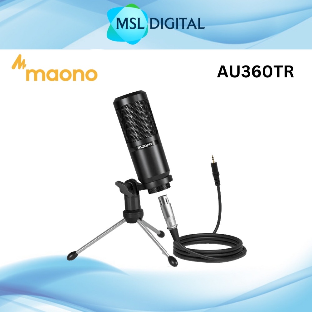 Maono AU-360TR Condenser Podcast Microphone | Shopee Malaysia