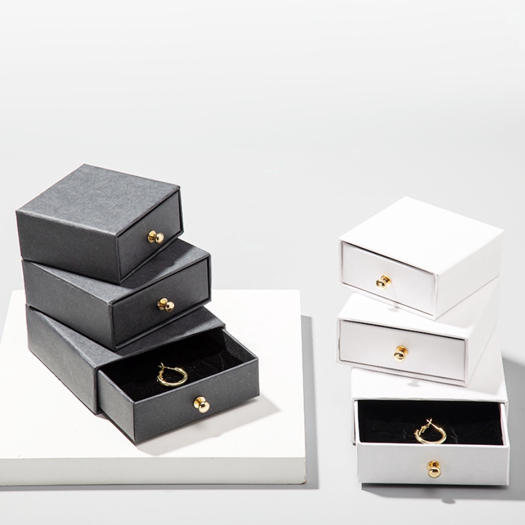 Cardboard Drawer Jewelry Gift Boxes Display Boxes Set Thick Paper Box ...