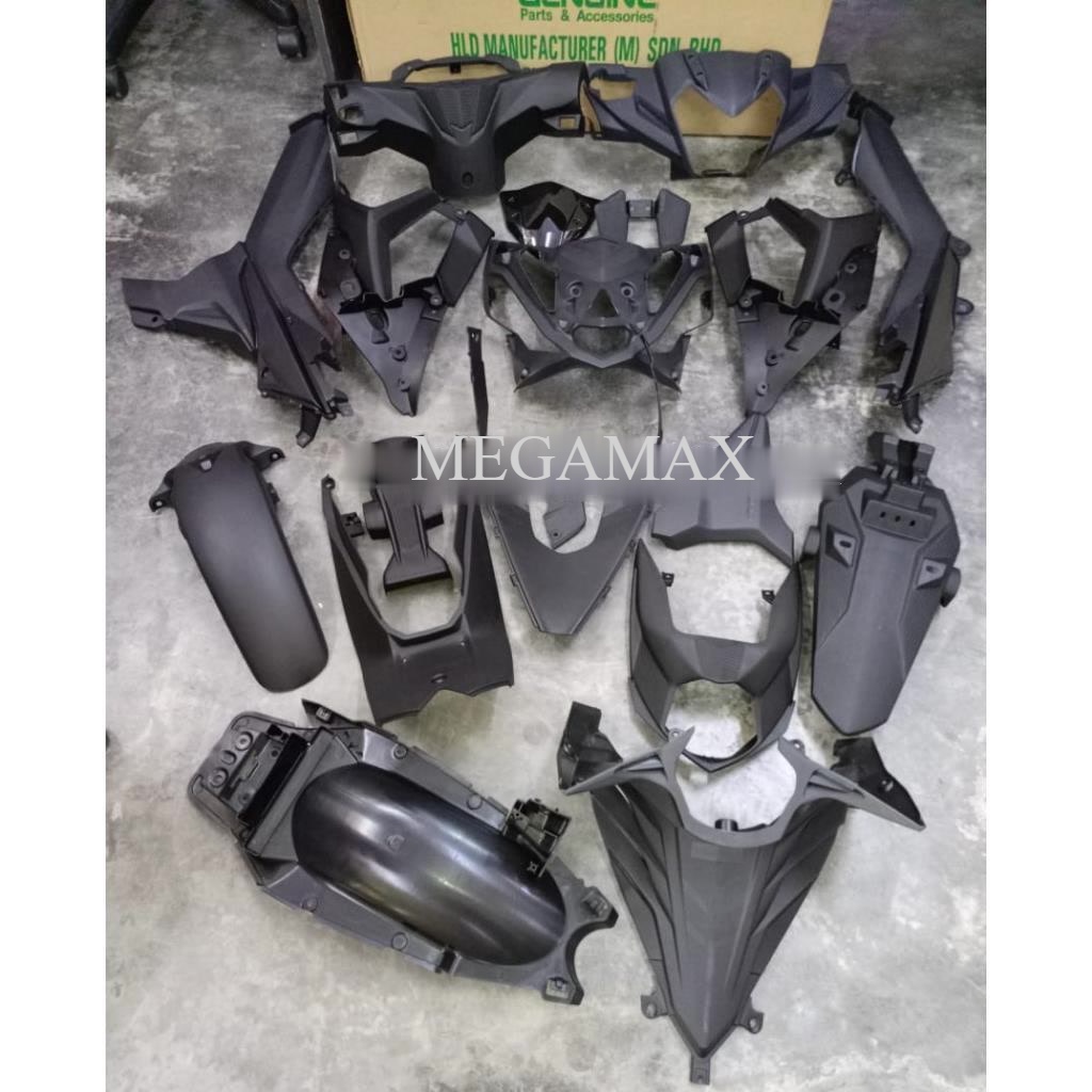 HONDA RS150 V2 V3 V4 INNER BODY COVER SET Hitam Kilat diamond / NON ...