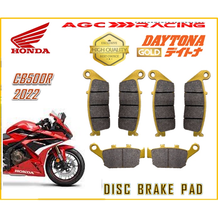 HONDA DISC BRAKE PADS CB500 R 2022 GOLD QUALITY | Shopee Malaysia