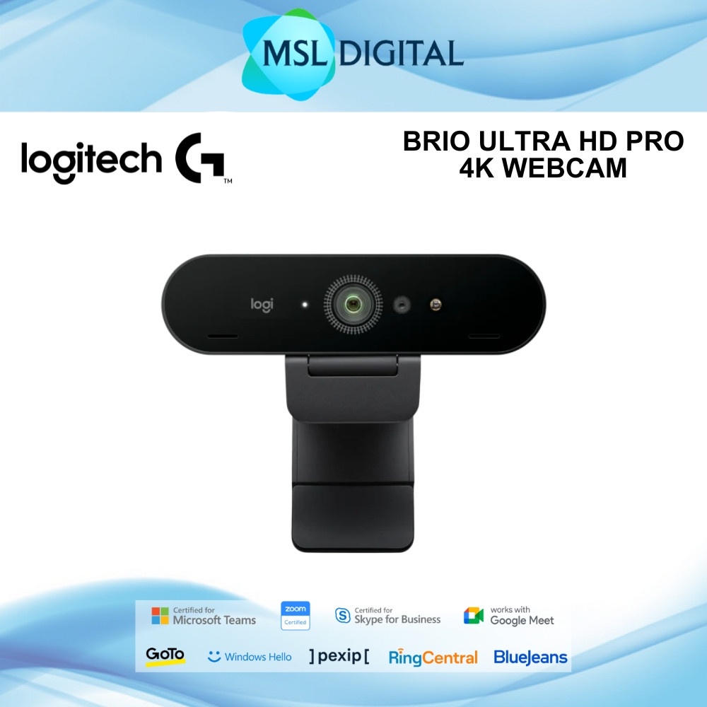 Logitech Brio Ultra HD Pro 4K Webcam | 4K Ultra HD | RightLight 3 ...