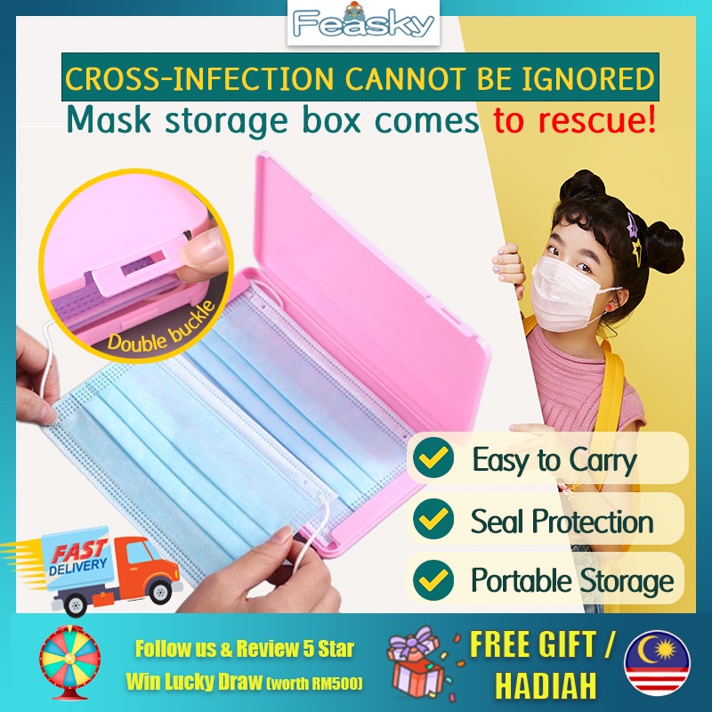 Face Mask Storage Box Mask Basket Storage Mask Keeper Protectivek Cover ...