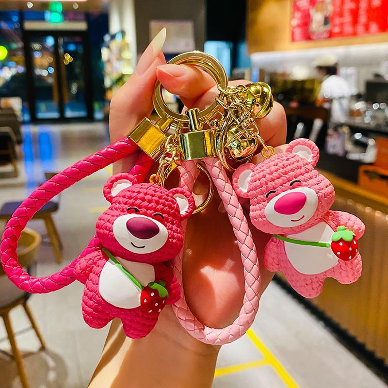 [READY STOCK] LOTSO Strawberry Bear Cute Bag Pendant Decorative ...