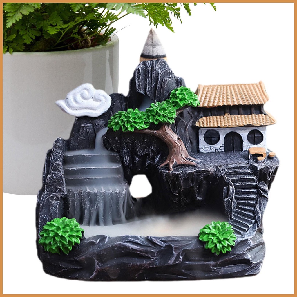 Waterfall Holder Resin Backflow Holder Indoor Smoke Waterfall Holder ...