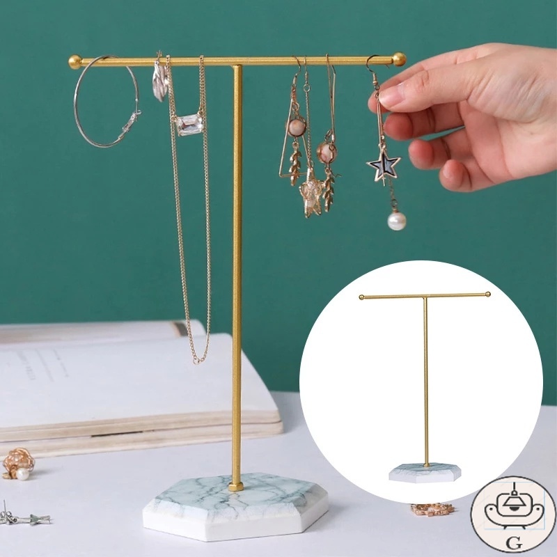 GS T-shaped Earrings Necklace Jewelry Hanging Display Holder/Jewelry ...