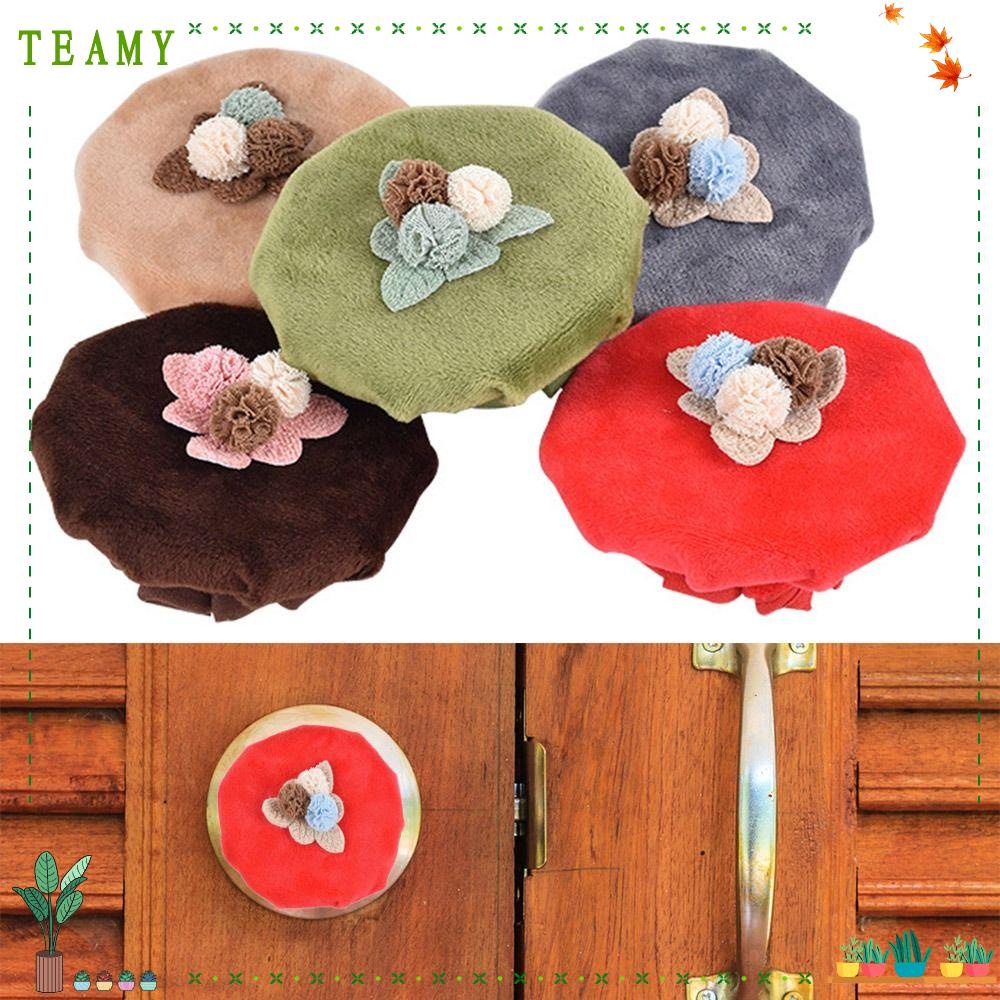 TEAMY Door Handle Covers, Anti-Static Anti-Slip Door Knob Decorative ...