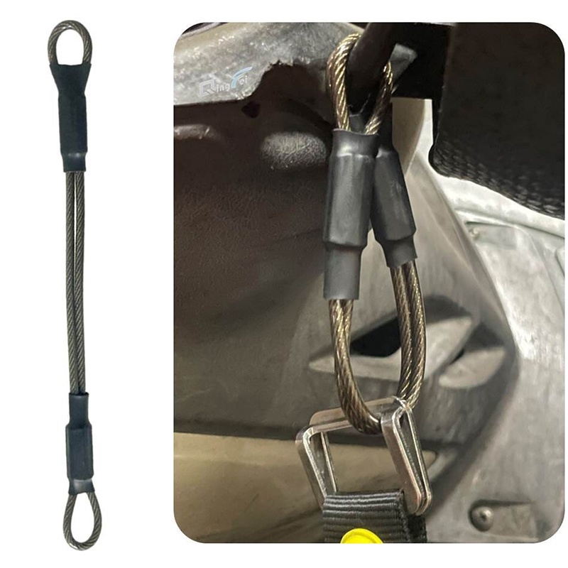 [Ready Stock] 18cm Universal Motorcycle Moto Helmet Anti-theft Rope ...