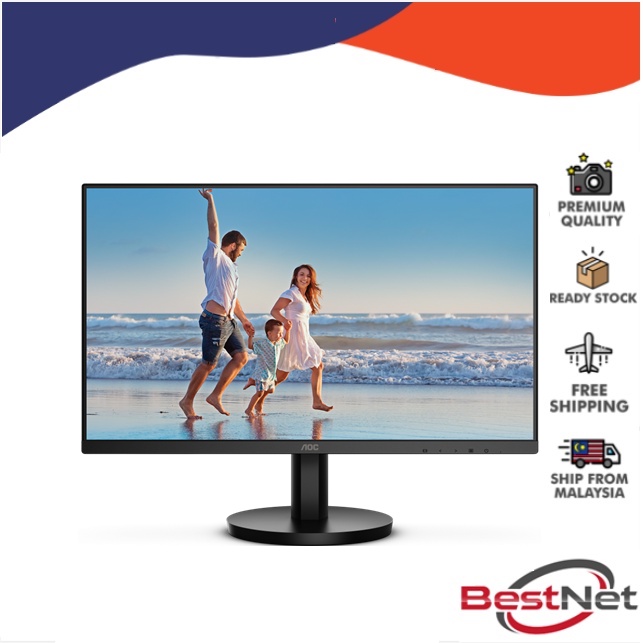 Aoc Monitor 22b3hm Va Panel 75hz 4ms With Full Hd Monitor Hdmi Vga