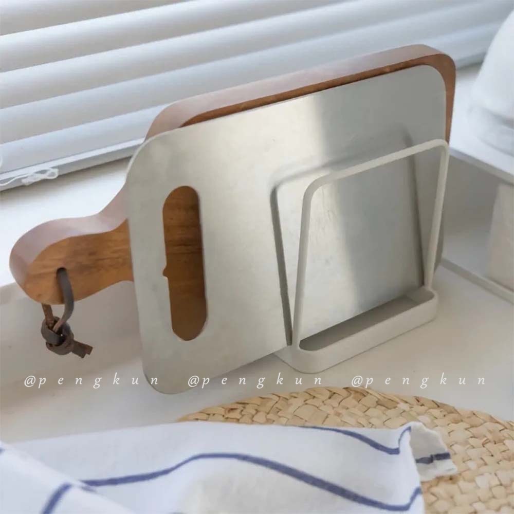 Vertical iron cutting board rack, non-perforated kitchen table, special ...
