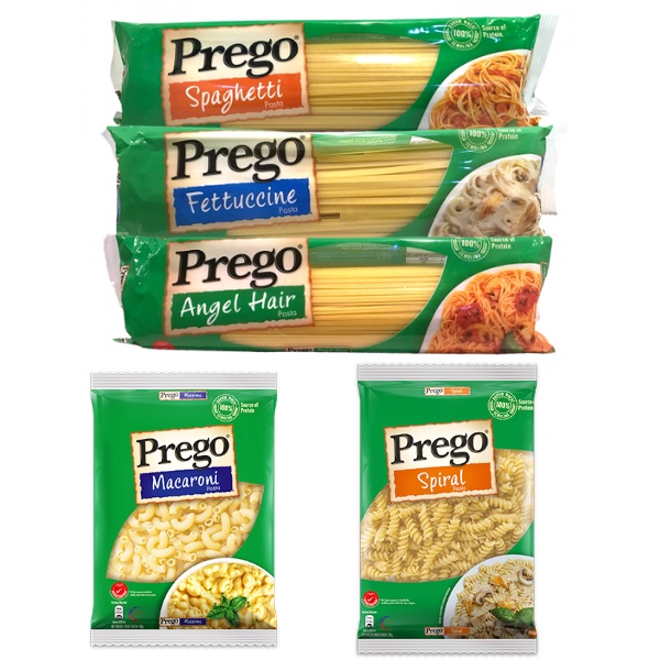 PREGO Spaghetti Fettucine Angel Hair Macaroni Spiral 500g 意大利面 螺丝粉 通心粉 ...