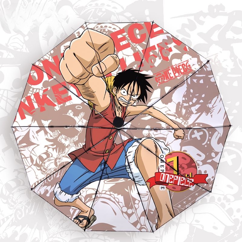 One Piece Luffy Zoro Automatic Umbrella Enlargement Shelter Sun ...