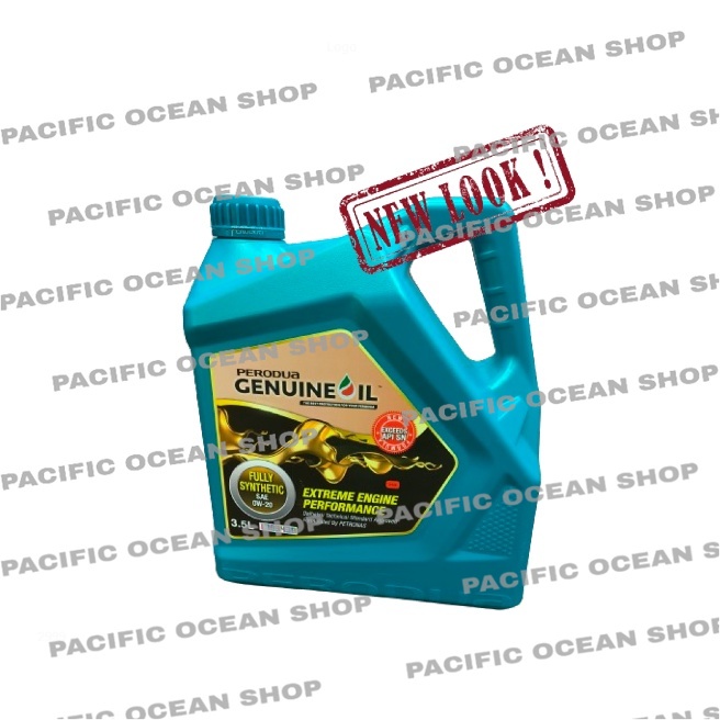 100% ORIGINAL PERODUA 0W20 0W-20 (3.5L) FULLY SYNTHETIC ENGINE OIL ...