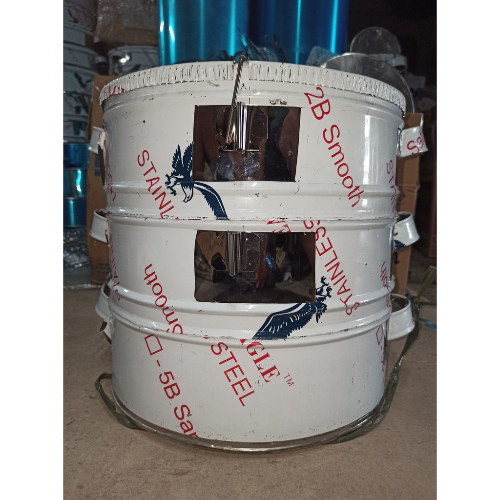 , 14" 3layer Round Siomai / Siopao steamer stainless quality | Shopee ...