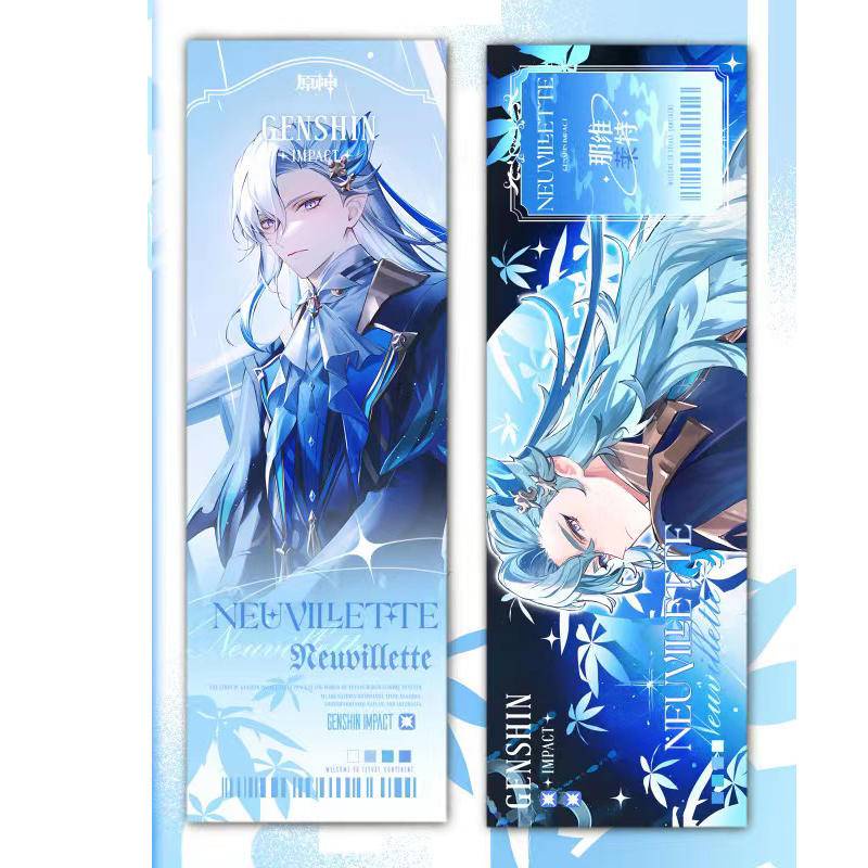 2024 Game Genshin Impact Cards Wriothesley Neuvillette Focalors Furina ...