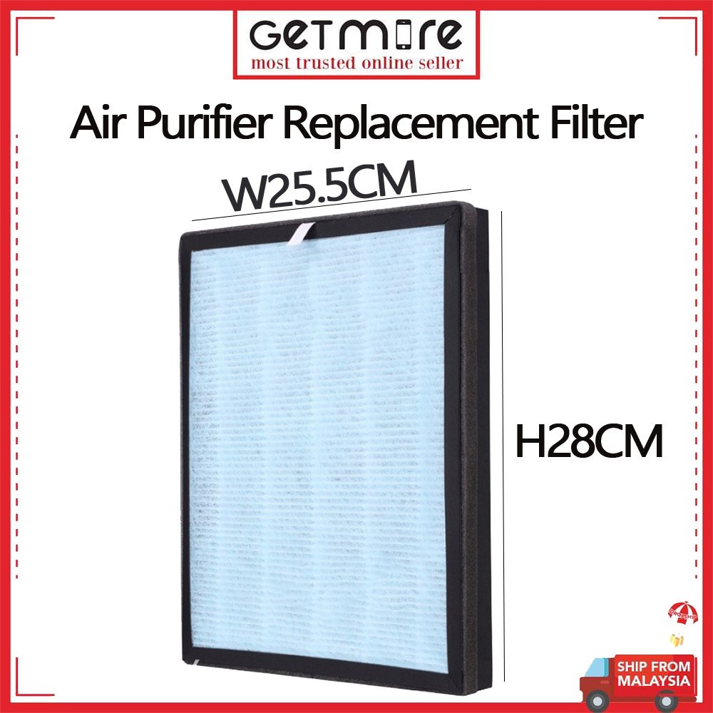 (28CMx25.5CMx2CM) 3 in 1 Anti Bacteria Air Purifier Replacement Triple ...