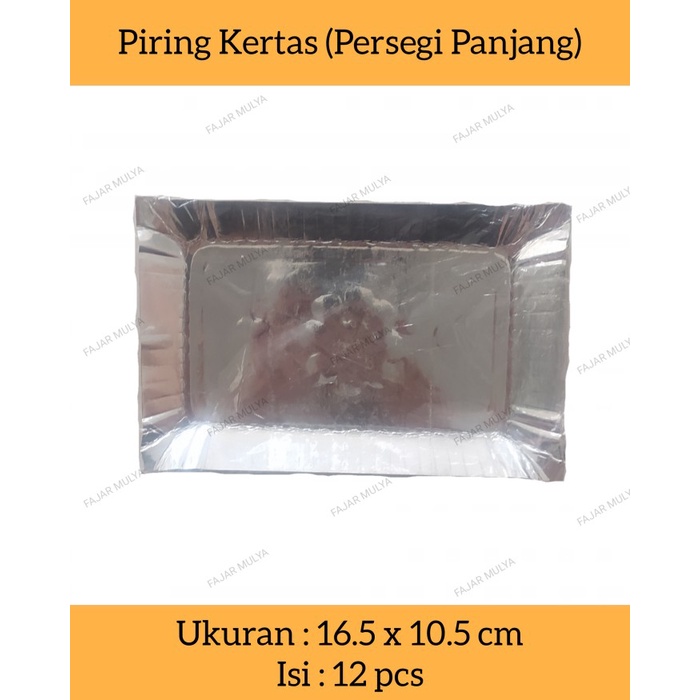 Cake Paper Plates / Small Rectangular Paper Plates / @12 pcs | Shopee ...