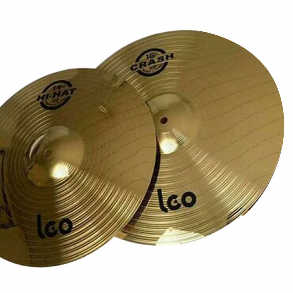 (Mulitibuy) Premium Brass Cymbals for Professional Drumming 14 16 Inch ...