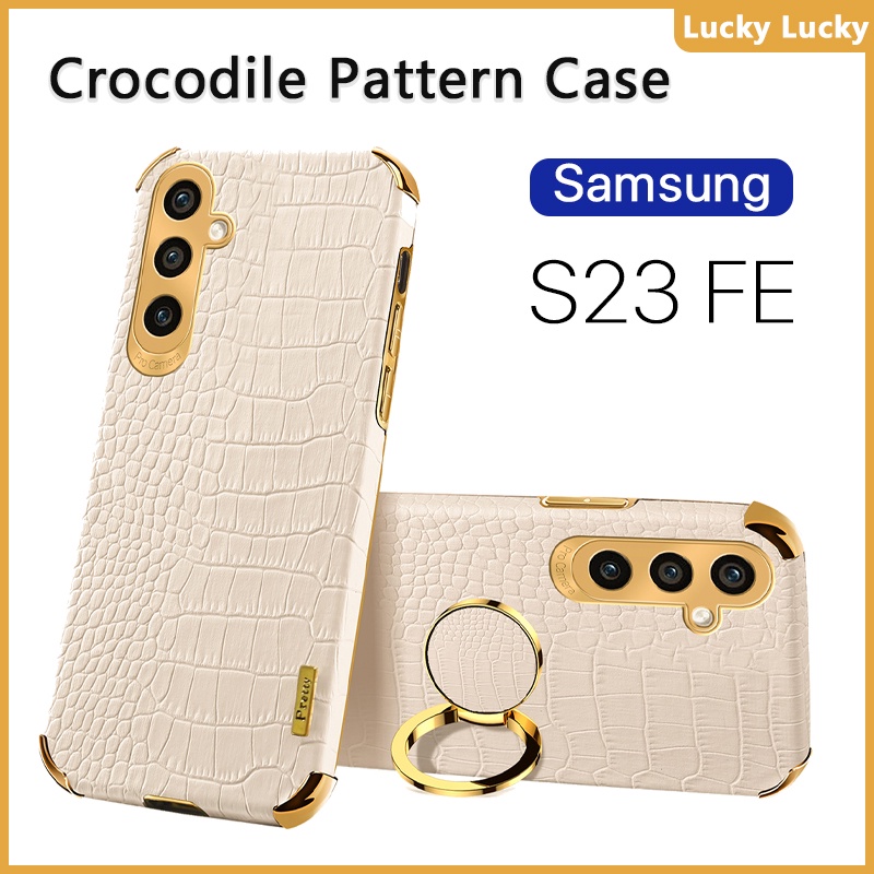 Samsung S23 FE Casing Crocodile Pattern Samsung S23 Ultra S23 Plus S24 ...