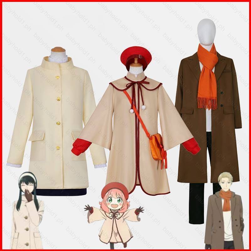 ACG Spy x Family CODE:White Cosplay Anya Yor Loid Coat Outerwear Dress ...