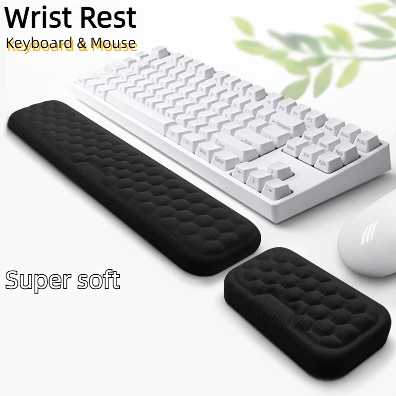 Wrist Mouse & Keyboard Protection Rest Pad Massage Texture For PC ...