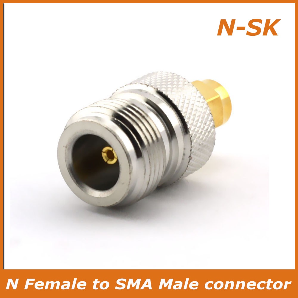 N Female to SMA Male Connector RF Coax Antenna Adapter for Wireless LAN ...