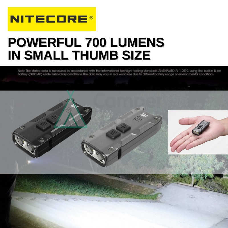 Nitecore TIP SE OSRAM P8 LED 700L Keychain Rechargeable Flashlight ...