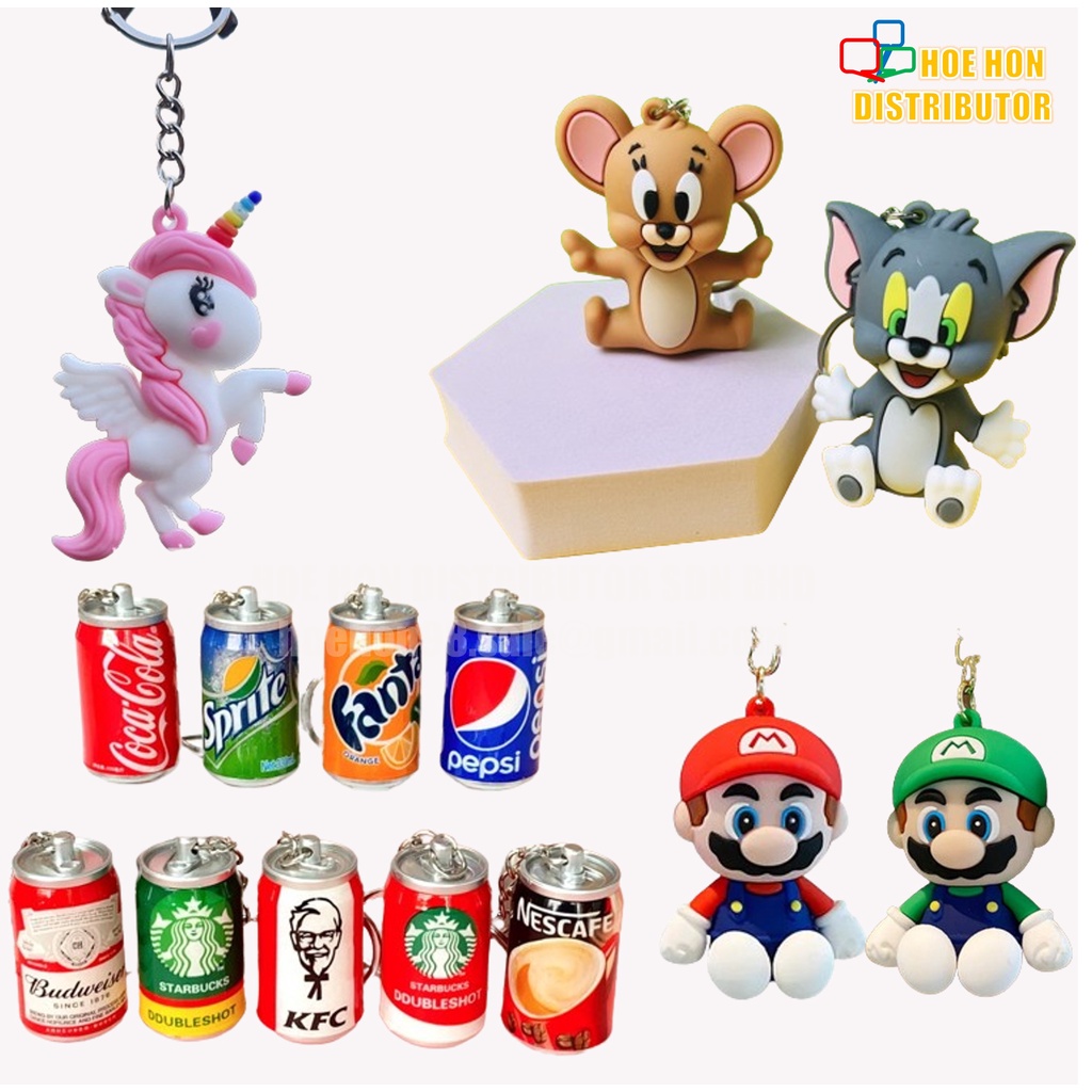 3D Keychain Nintendo 5160 Gift & Collectibles Pendant Mario Luigi ...