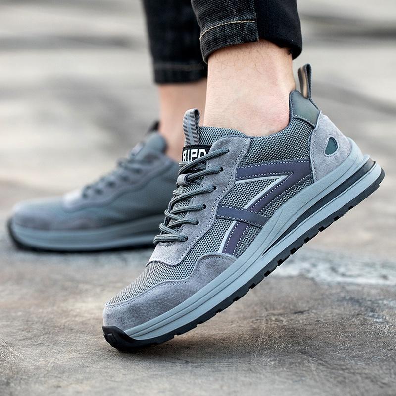 [Ready Stock] Men's non-slip lightweight safety shoes with steel toe ...