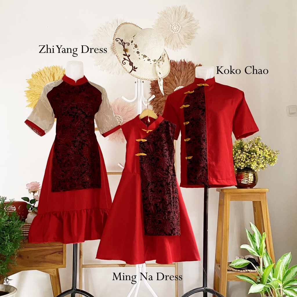Zhi Yang Ming Na Chao Family Set Chinese New Year Cheongsam Shanghai ...