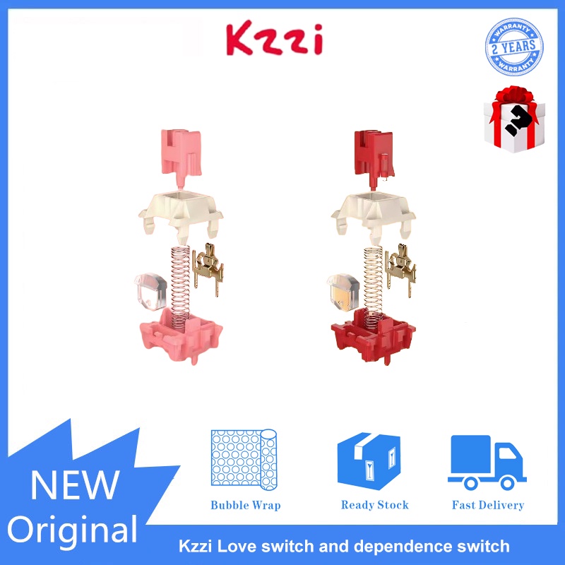 kzzi Mechanical keyboard POM linear Love switch and dependence switch | Shopee Malaysia