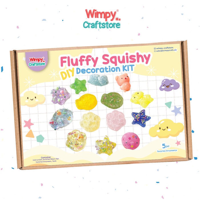 Wimpy KIT Fluffy Squishy Decoration KIT Taba Handicrafts | Shopee Malaysia