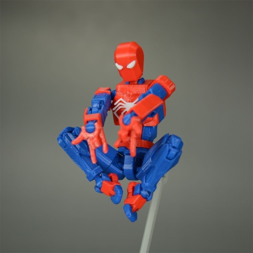Avengers Spider-Man Lucky 13 Multi-Joint 3d Printing Doll dummy13 ...