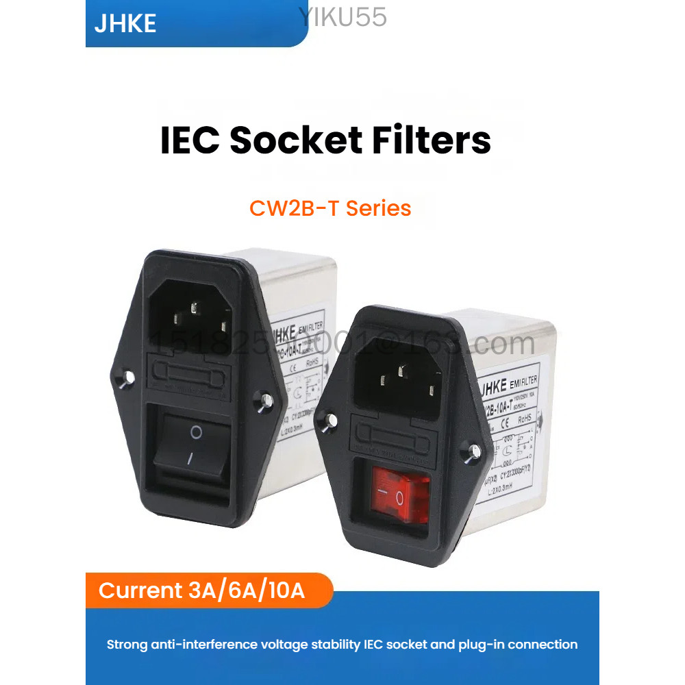 hifi mains filter CW2B-10A-T/CW2C-10A-T Anti-interference 220V EMI filter socket | Shopee Malaysia