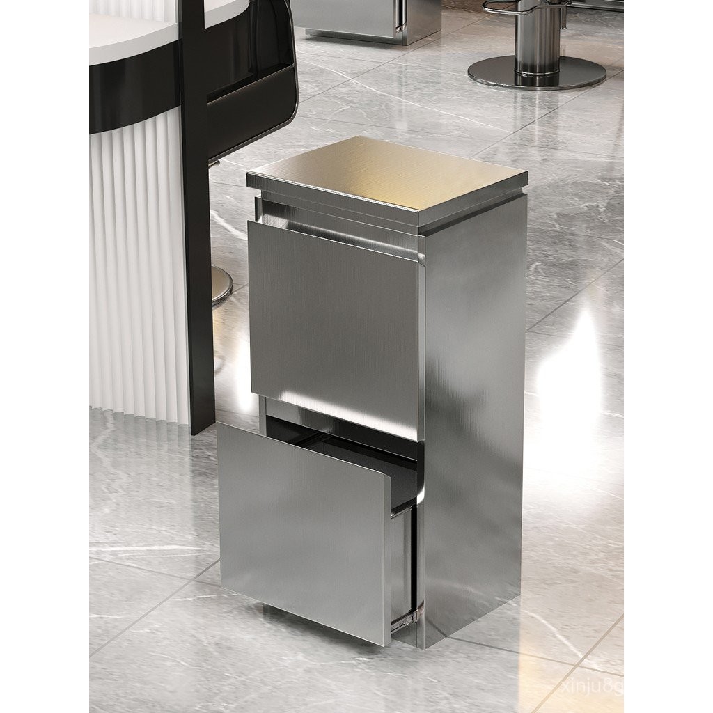 Barber Shop Tool Cabinet Stainless Steel Cabinet Hair Salon Dedicated ...