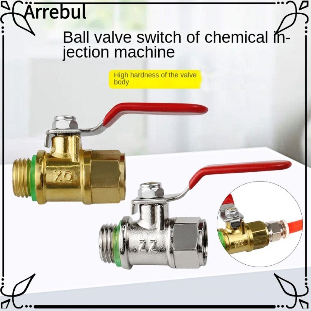 ARREBUL Ball Valve Assembly, Copper valve body ZZ Handle Switch ...