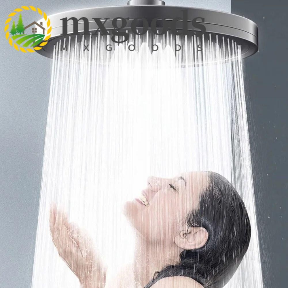 MXGOODS Rainfall Shower Head, High Pressure With Filter Top Rain Shower Heads, Bathroom ...